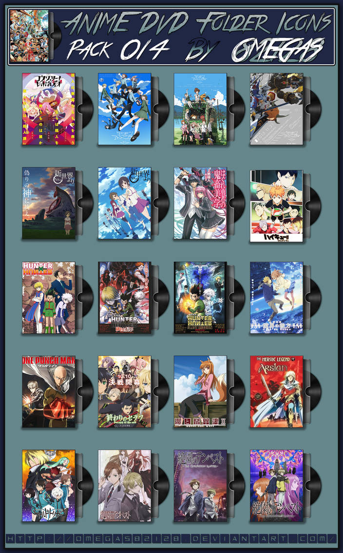 Anime DVD Folder Icons Pack 014 by Omegas82128 on DeviantArt
