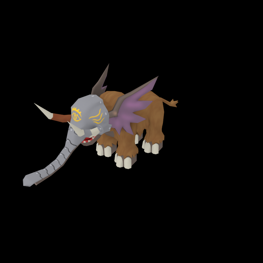 Mammothmon Turntable by ProjectArkStudios on DeviantArt