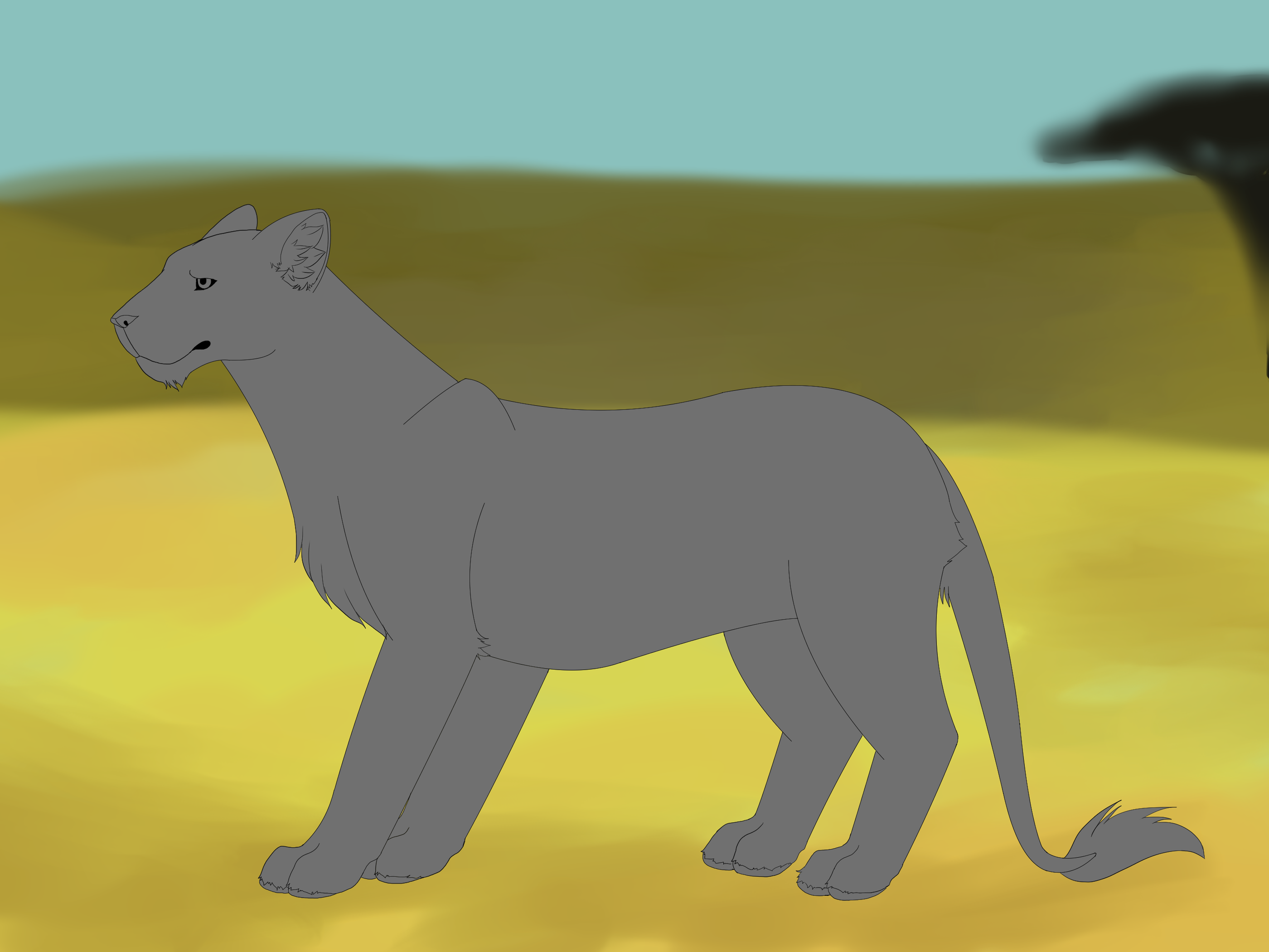 Normal-built Masai Lion Lines by therealluckgandor on DeviantArt