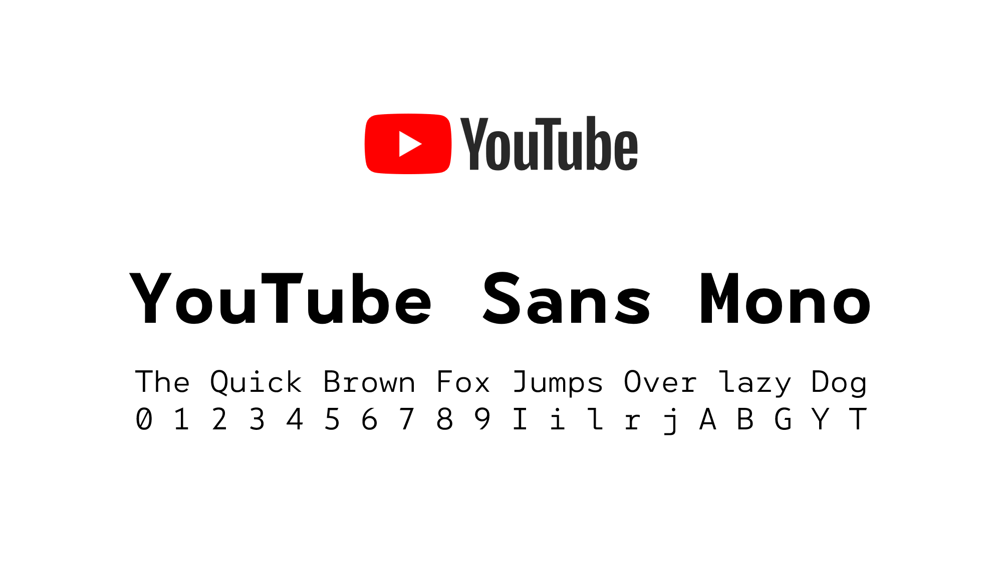 YouTube Sans Mono Font by cc-lisa-y on DeviantArt