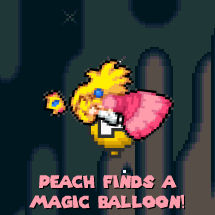 Art Trade - Peach Finds a Magic Balloon by BalloonKing91 on DeviantArt