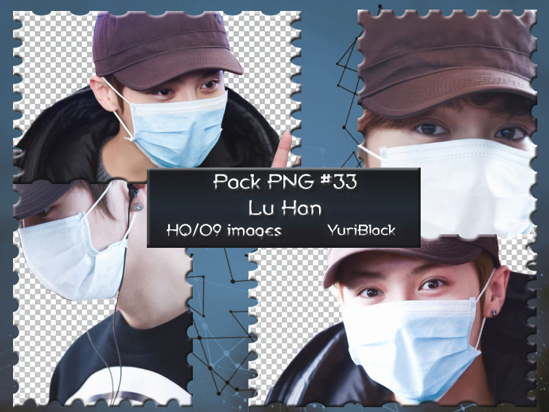 Pack PNG #33 - Lu Han [ex-EXO] |01| by YuriBlack on DeviantArt