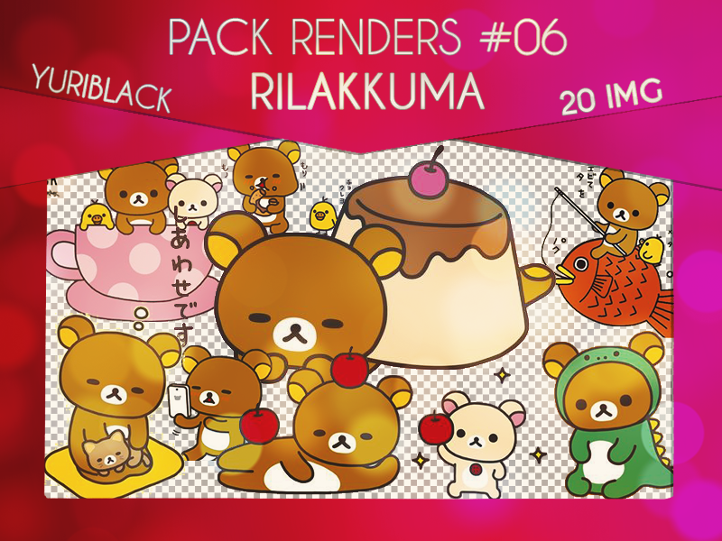 Render Pack #6 - Rilakkuma by YuriBlack on DeviantArt