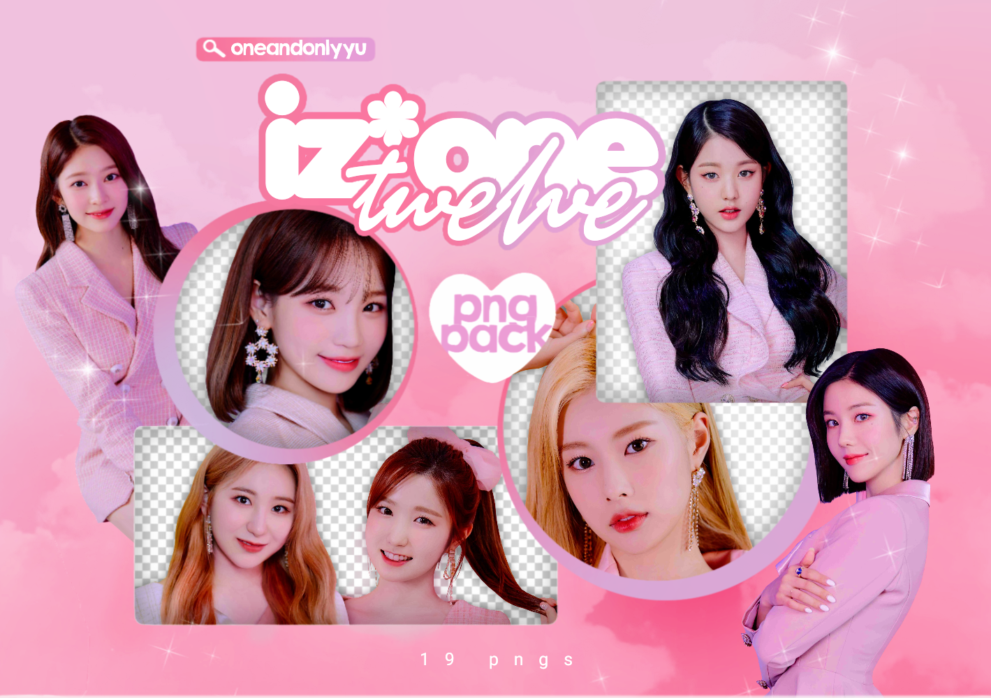 PNG PACK #45 | IZ*ONE - TWELVE by oneandonlyyu on DeviantArt