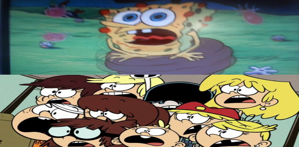 Loud Kids scared of SpongeBob SquarePants by JekyllAndHydeChannel on ...