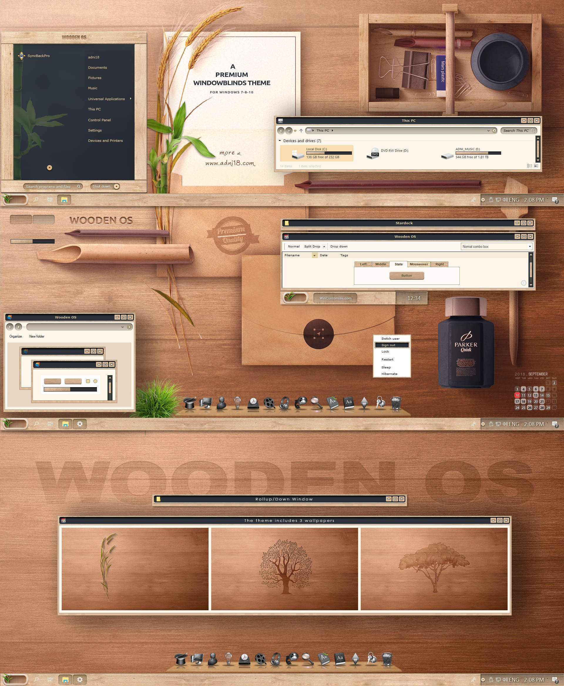 Wooden OS by adni18 on DeviantArt