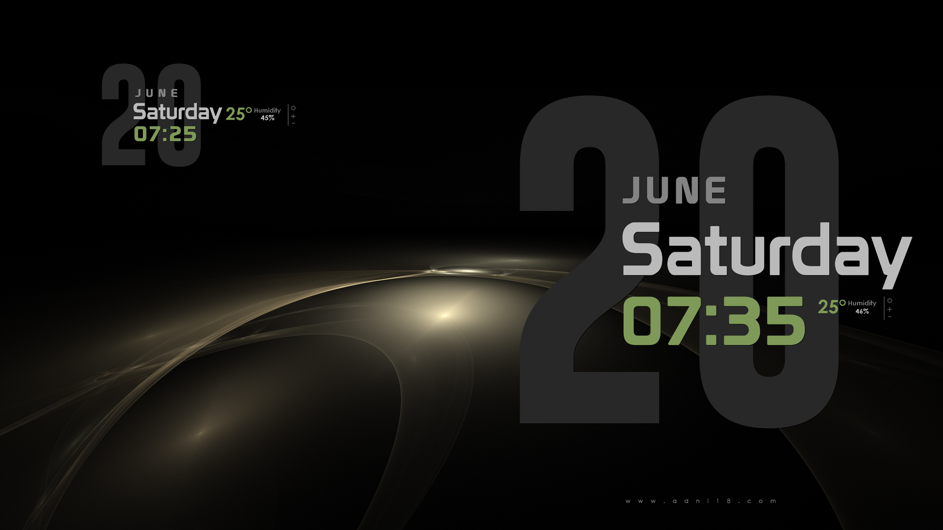 Resizable DATE-TIME and WEATHER ( For Rainmeter ) by adni18 on DeviantArt