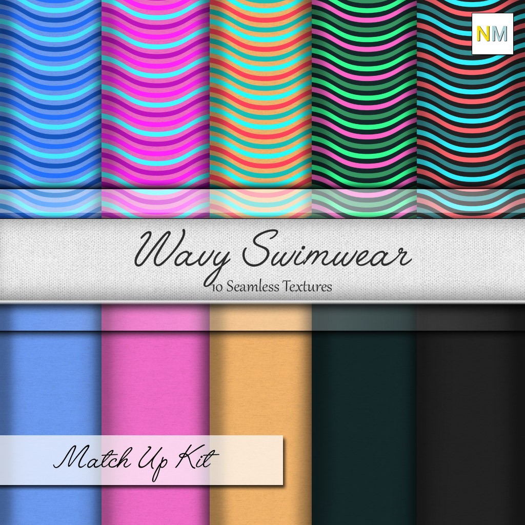 Seamless Textures Wavy Swimwear by Nessija1982 on DeviantArt