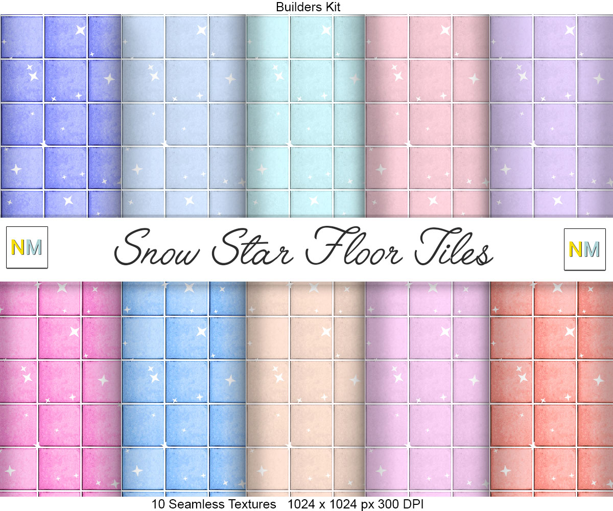 Seamless Textures Snow Star Floor Tiles by Nessija1982 on DeviantArt