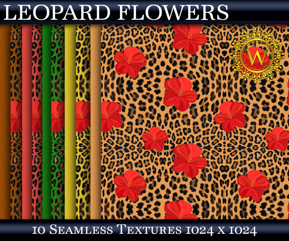 Seamless Textures Leopard Flowers by Nessija1982 on DeviantArt