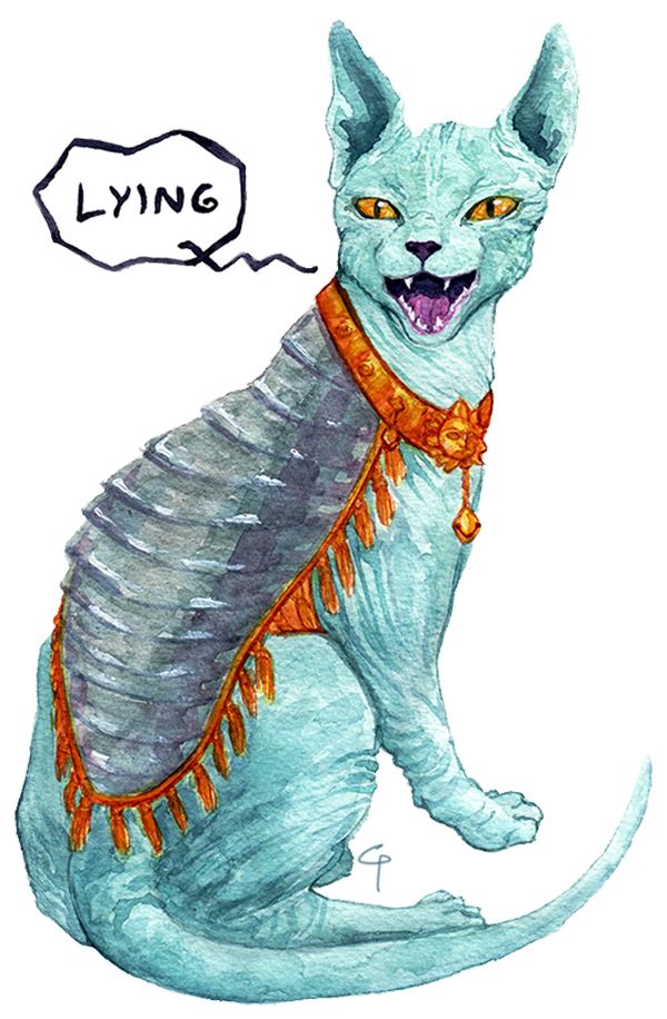 Lying Cat by AnyWhichColor on DeviantArt