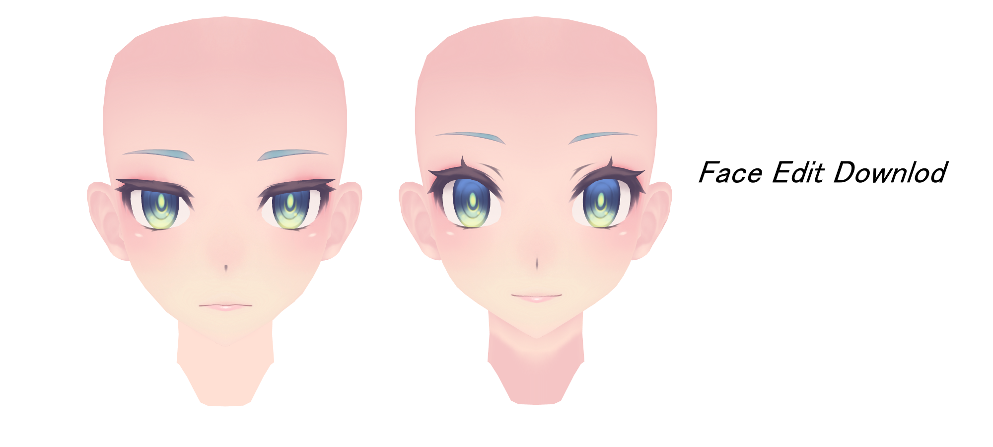 MMD Face Edit by PotatoElla1 on DeviantArt