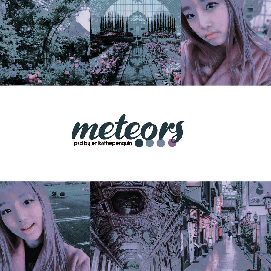 PSD : Meteors by ErikaThePenguin on DeviantArt