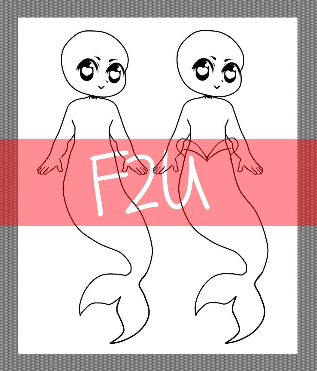 [F2U] Chibi Mermaid Base by Ryno-Chalklut on DeviantArt