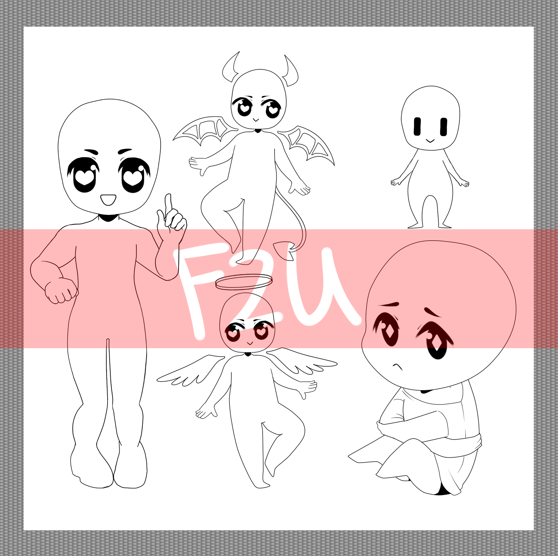 [F2U] Mixed Base Pack by Ryno-Chalklut on DeviantArt