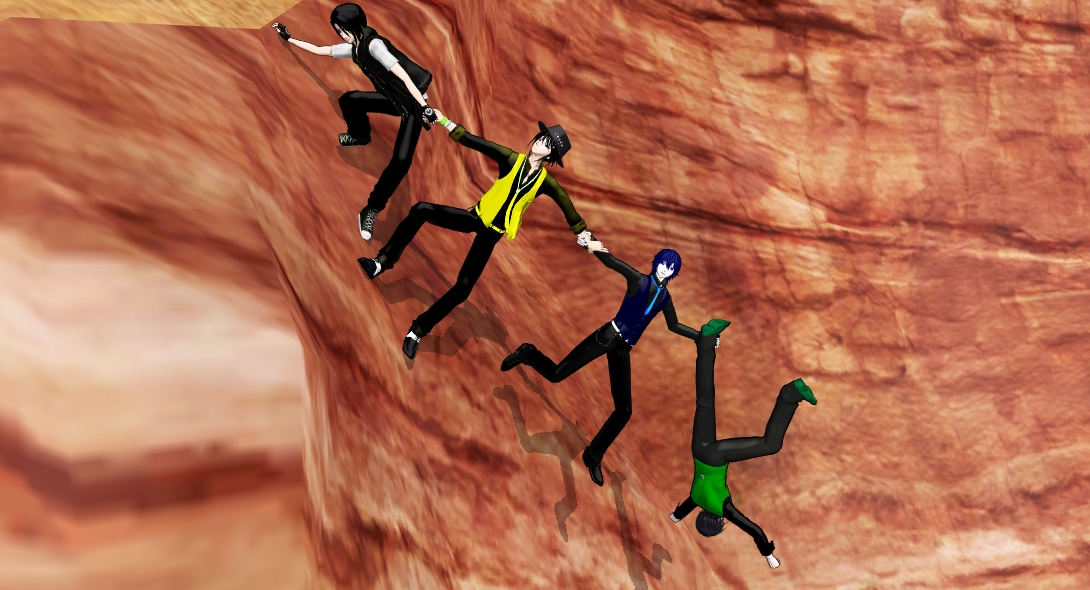 [MMD]Epic Cliff Hanging Pose DL by ZipGrim on DeviantArt