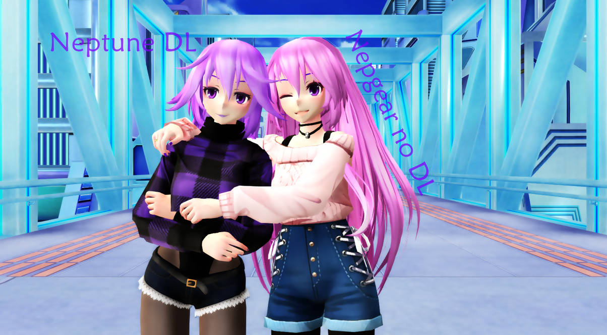 MMD Nep DL by ZipGrim on DeviantArt