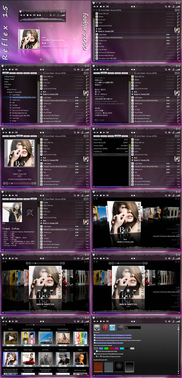 Foobar2000-Reflex config 1.7 by Br3tt on DeviantArt