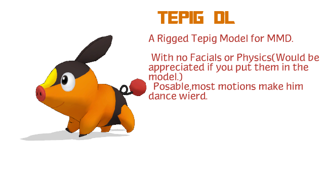 Tepig + DL by MMDipede on DeviantArt