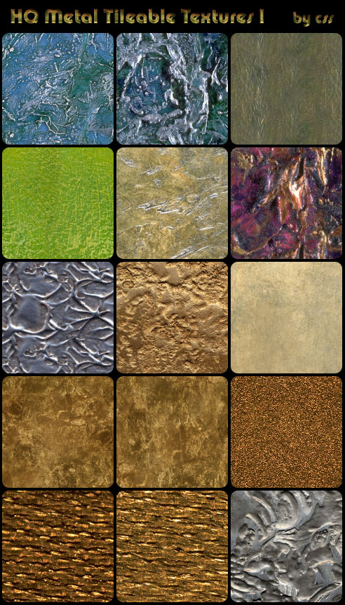 HQ Metal Tileable Textures 1 by css0101 on DeviantArt
