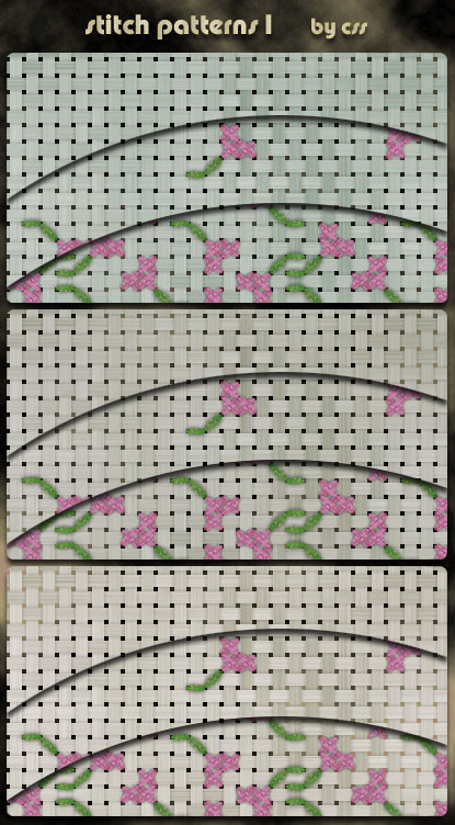 Stitch Patterns 1 by css0101 on DeviantArt