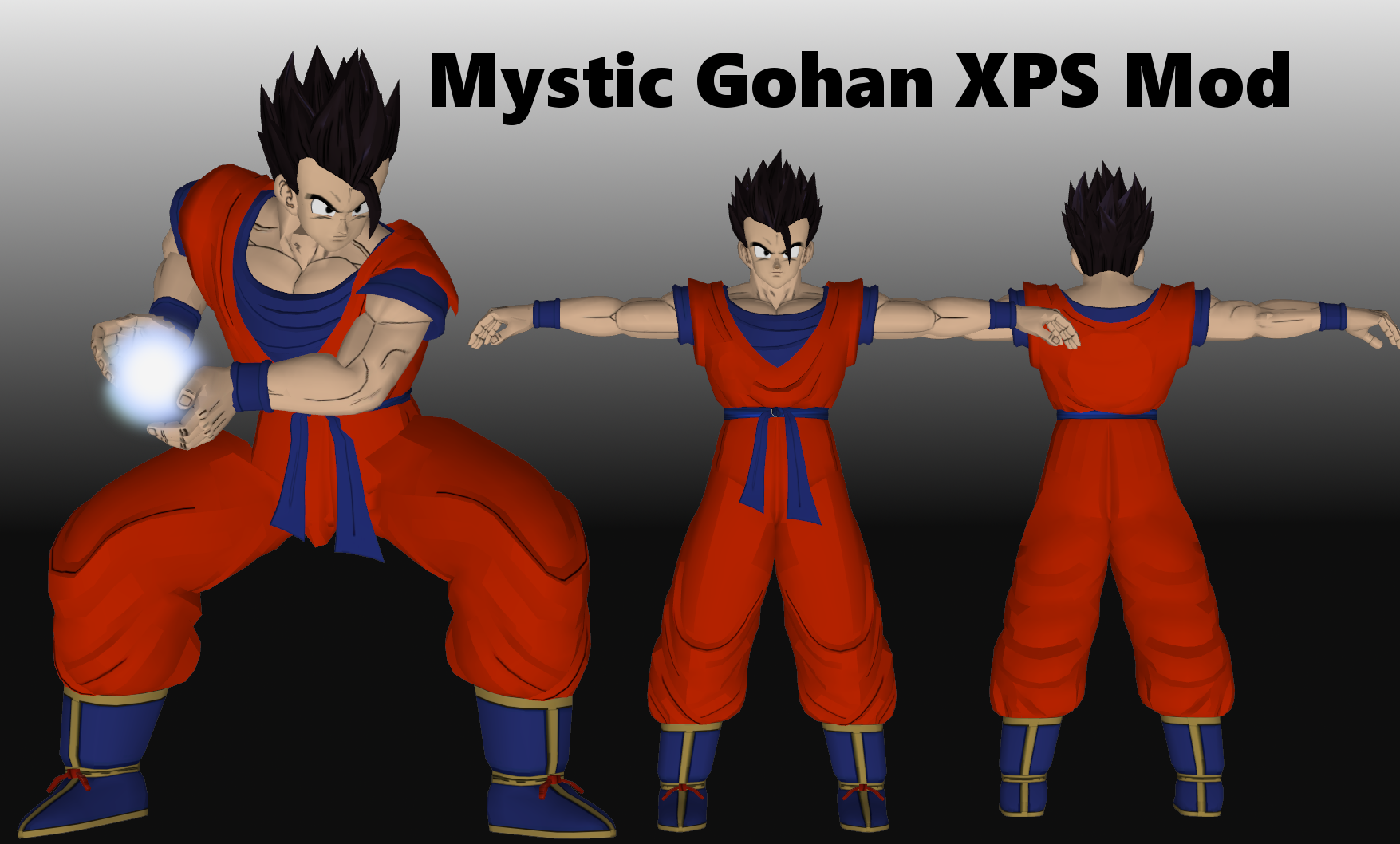 Gohan (Mystic) XPS Mod by Tony-Antwonio on DeviantArt