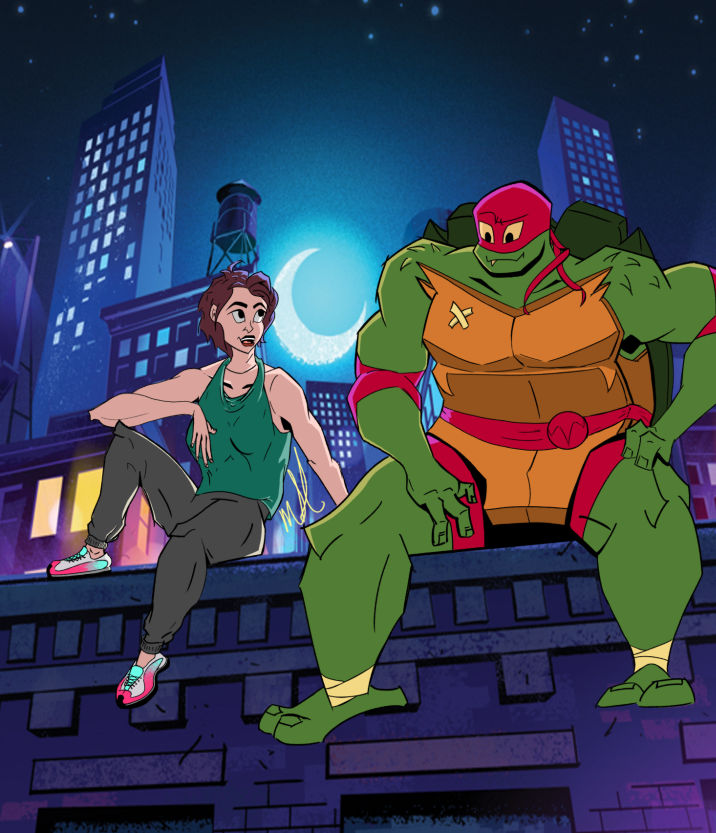 ROTTMNT Raphael + OC by wildfire9391698 on DeviantArt
