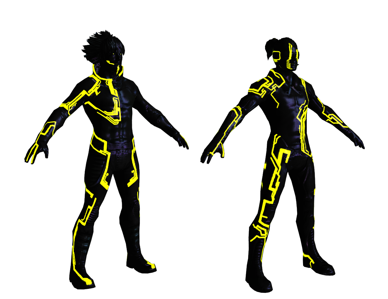 Infected Male (Tron: Evolution) by MaZaddah on DeviantArt