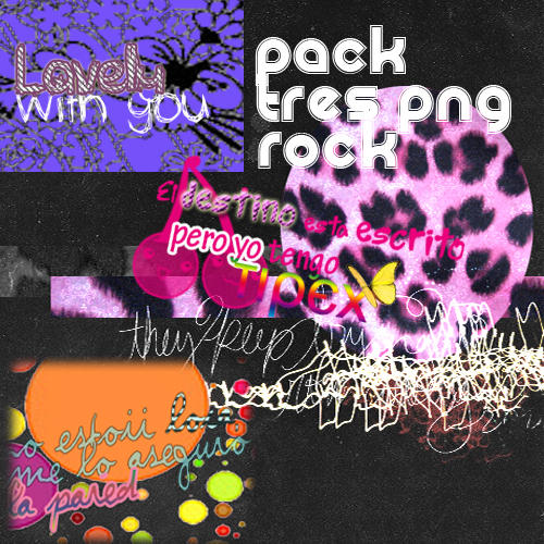 3Png Rock text by AnaLoves on DeviantArt
