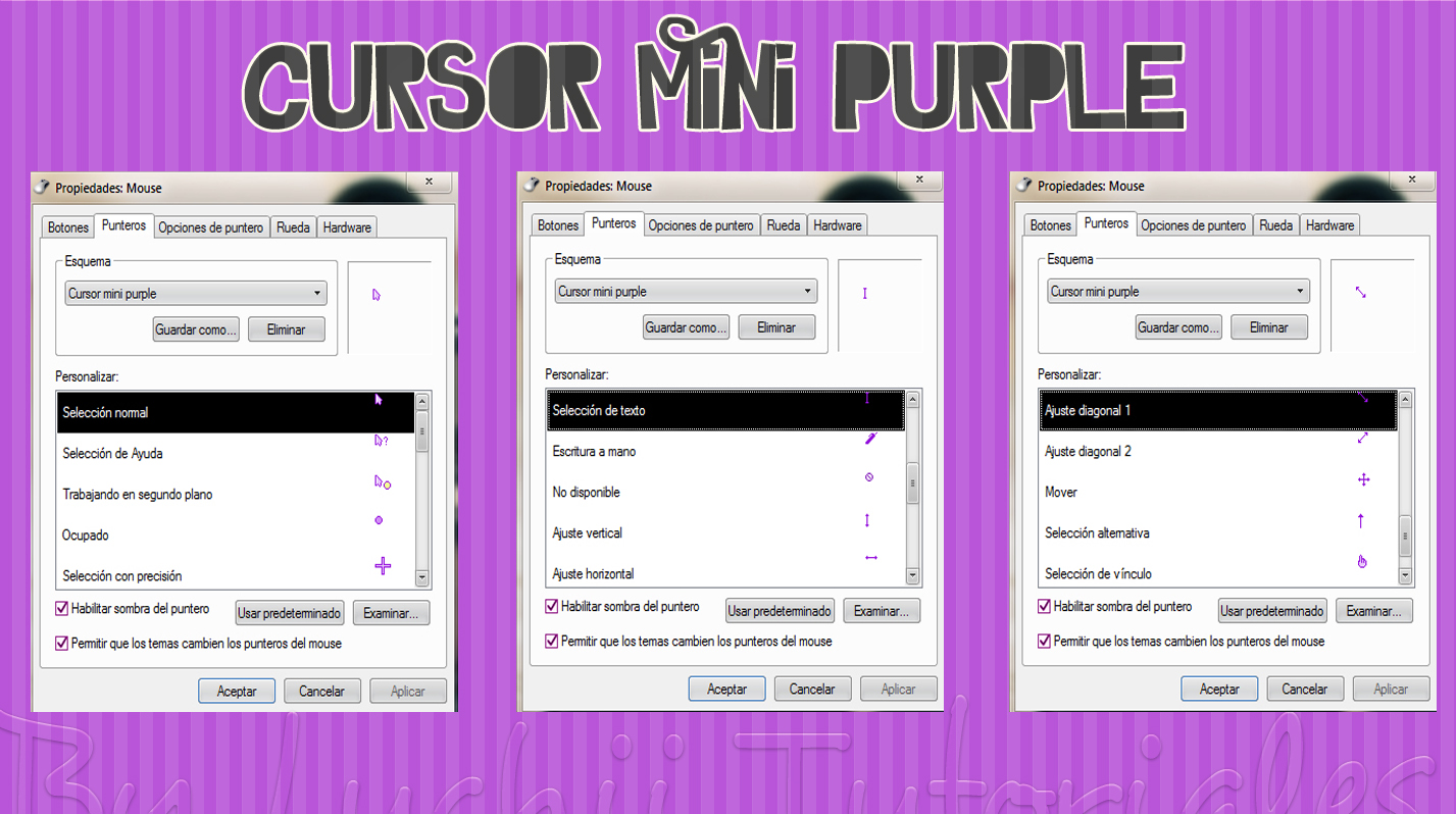 Cursor mini purple by LuchiiTutoriales on DeviantArt