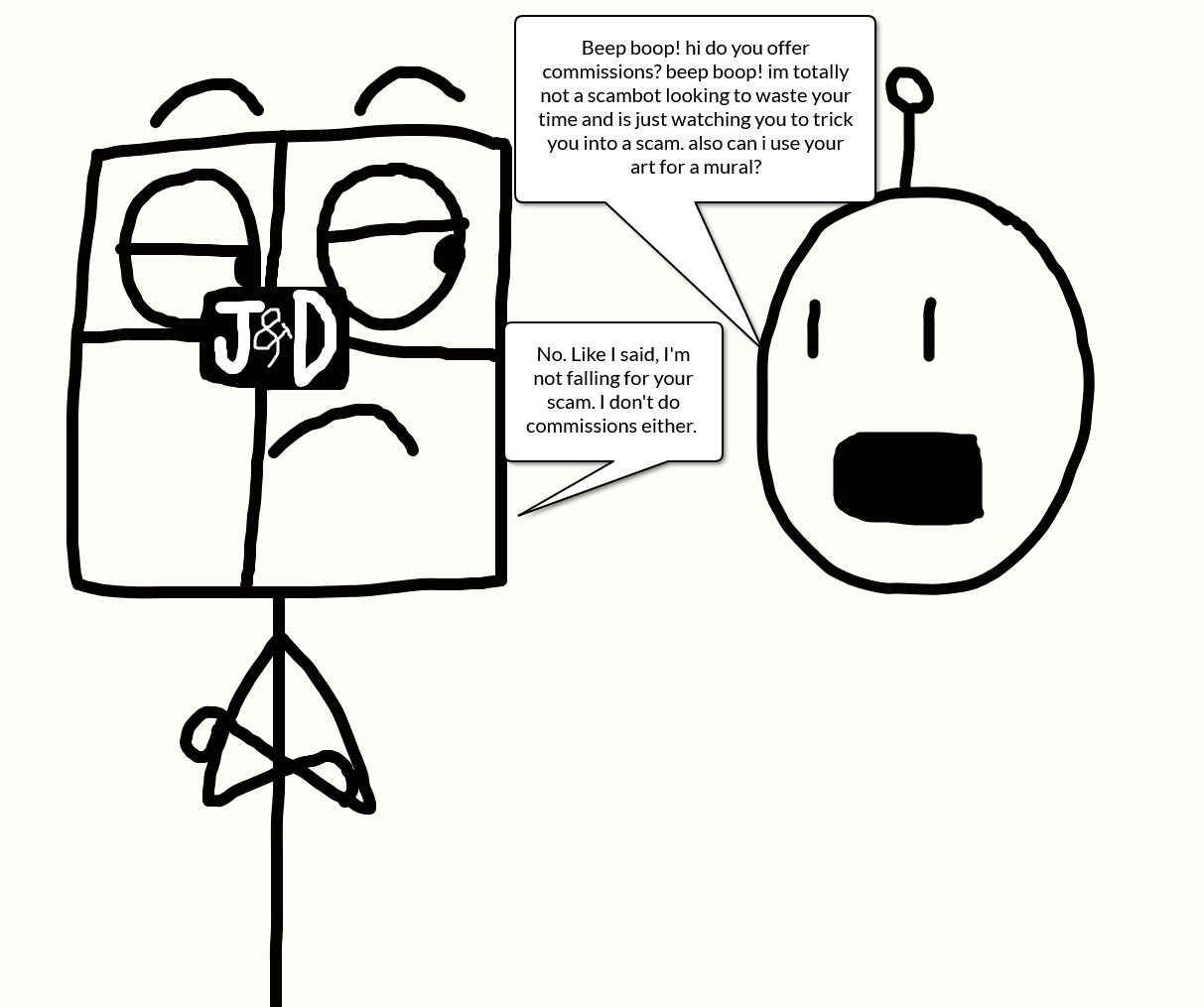 Another rant about scambots. by JustinandDennis on DeviantArt