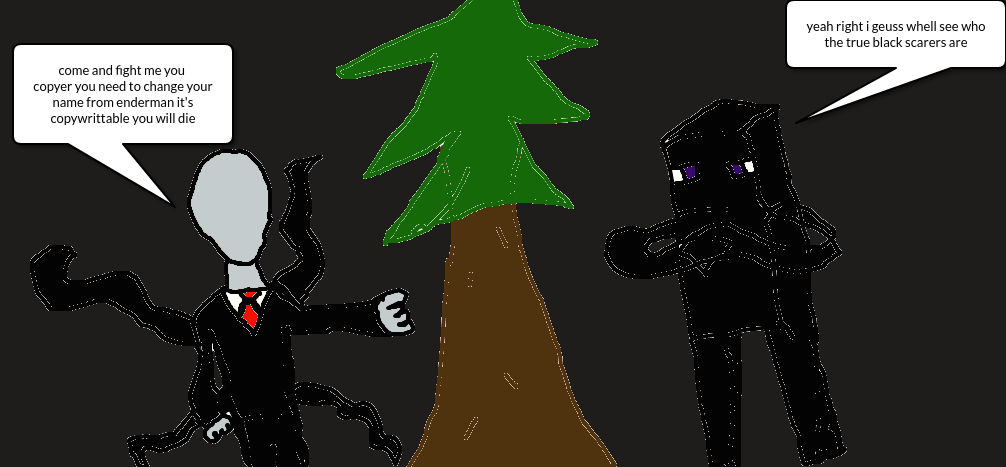 Ender vs slender by michaelangelo1292 on DeviantArt