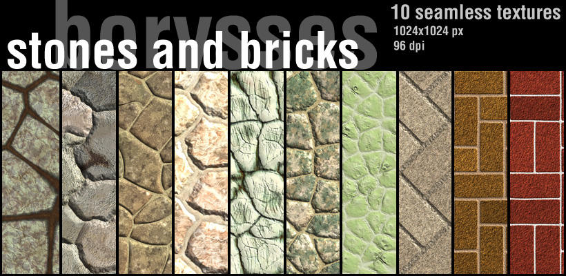 Stones and bricks by borysses on DeviantArt