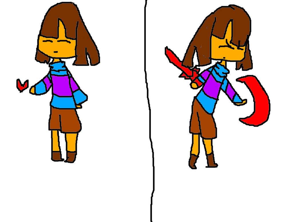 Glitchtale Frisk by Chanike887 on DeviantArt