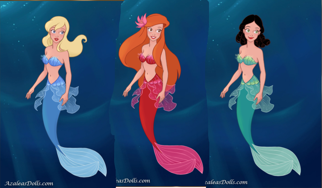 The PowerPuff Girls as Mermaids by princessugarpie101 on DeviantArt