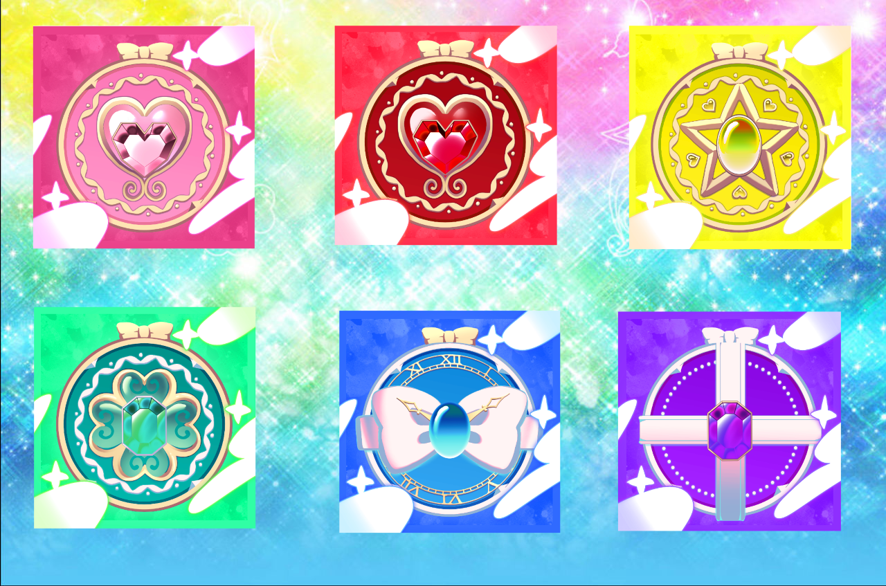 Heart Blast Pretty Cure(Transformation Compacts) by princessugarpie101 ...