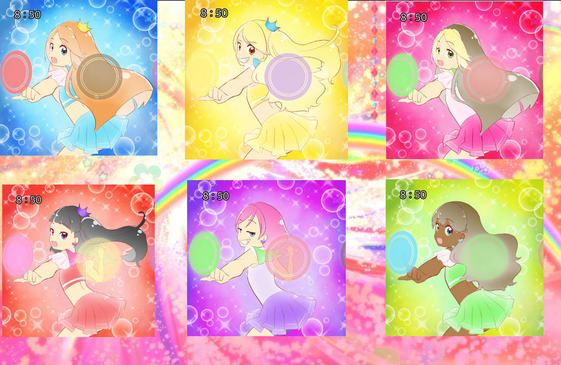 Winx Club(Rainbow Blast Power Forms) by princessugarpie101 on DeviantArt