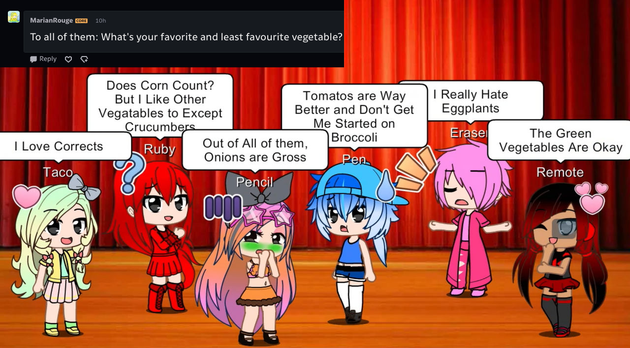 Ask The BFDI Main 6: Vegetables by princessugarpie101 on DeviantArt