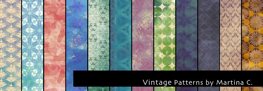 Vintage patterns pack by martinacecilia on DeviantArt
