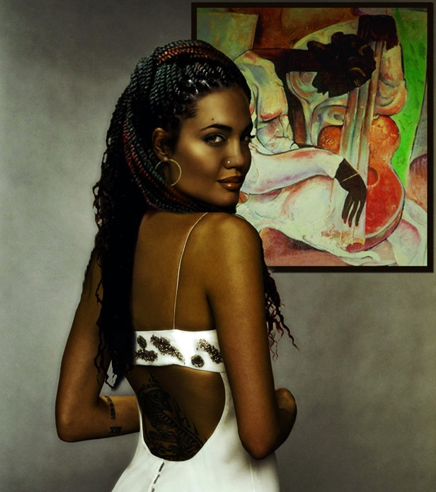 Angelina Jolie racechange by Goblinforce on DeviantArt