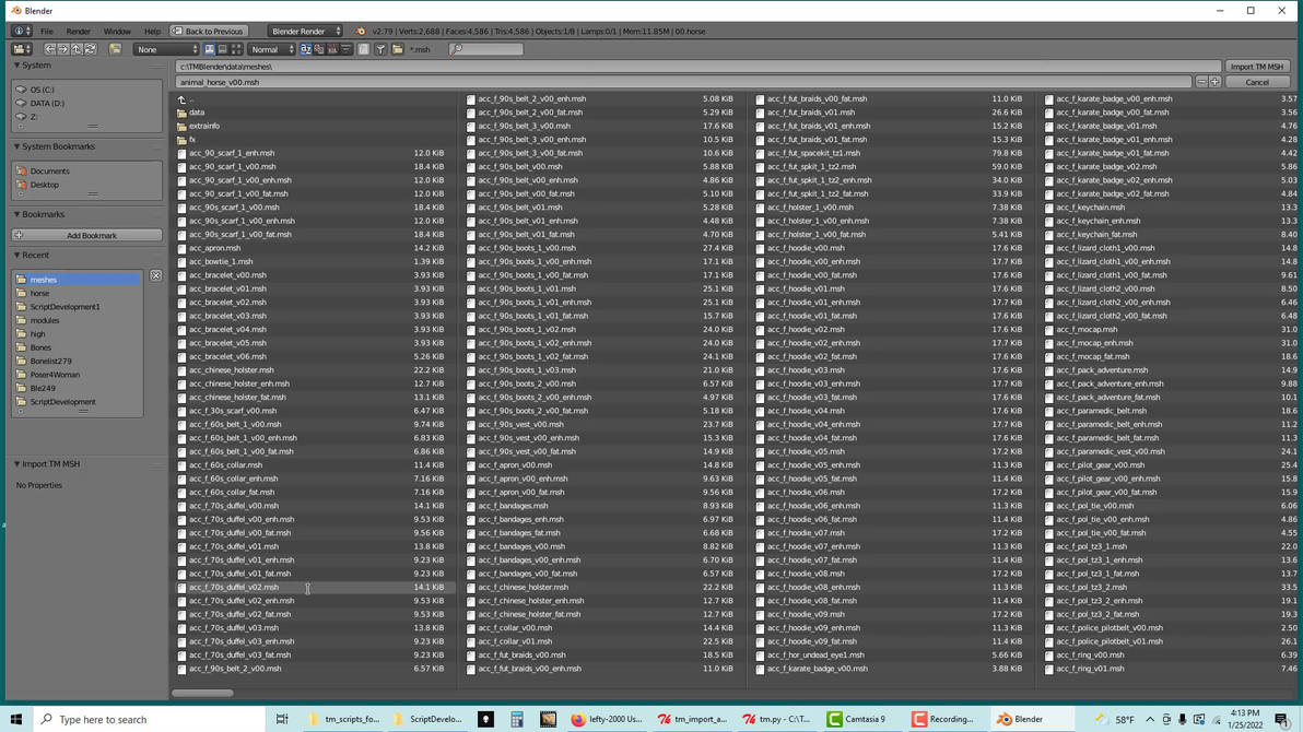 Blender 279 Animation Import Script for 1/25/2022 by lefty-2000 on ...