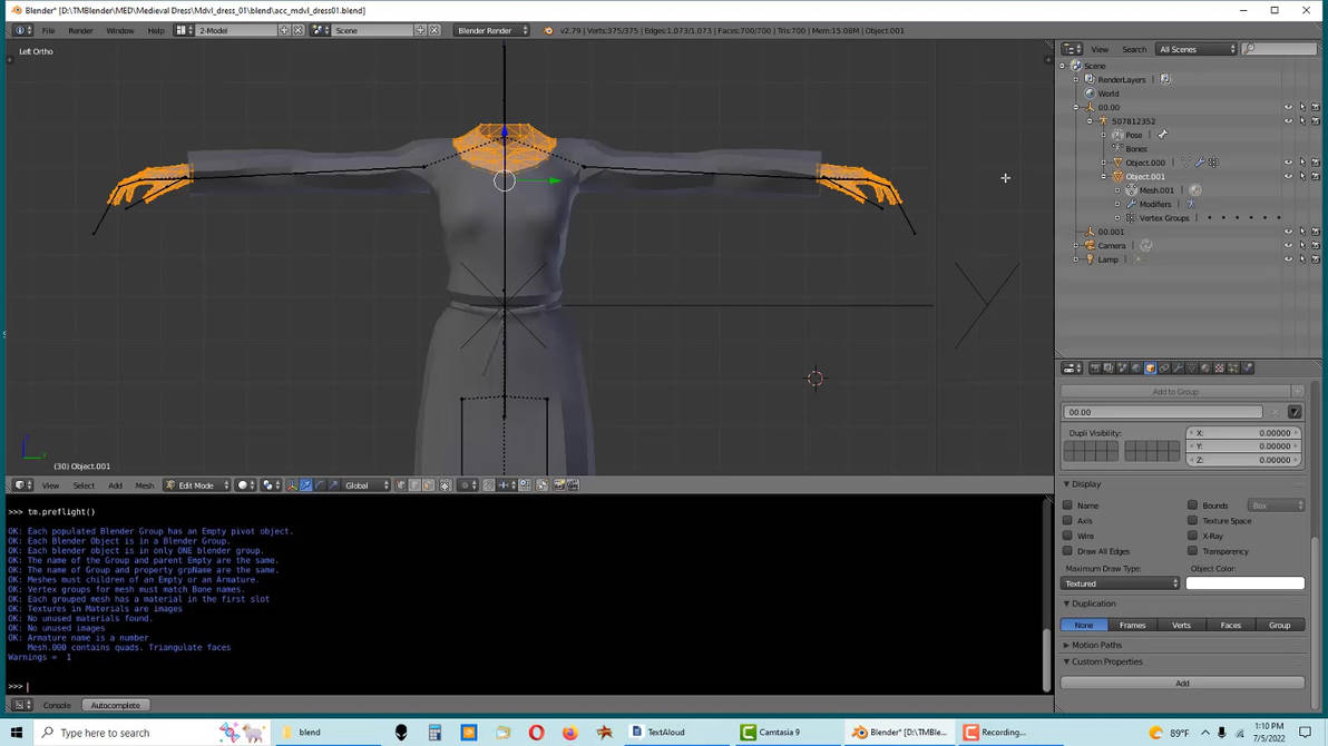 TM Scripts for Blender 279: Preflight Script by lefty-2000 on DeviantArt