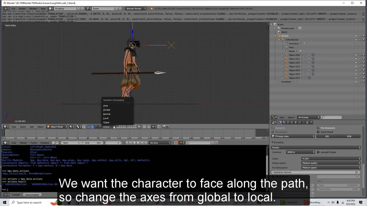 Applying A Path Constraint To An Animation By Lefty 2000 On Deviantart