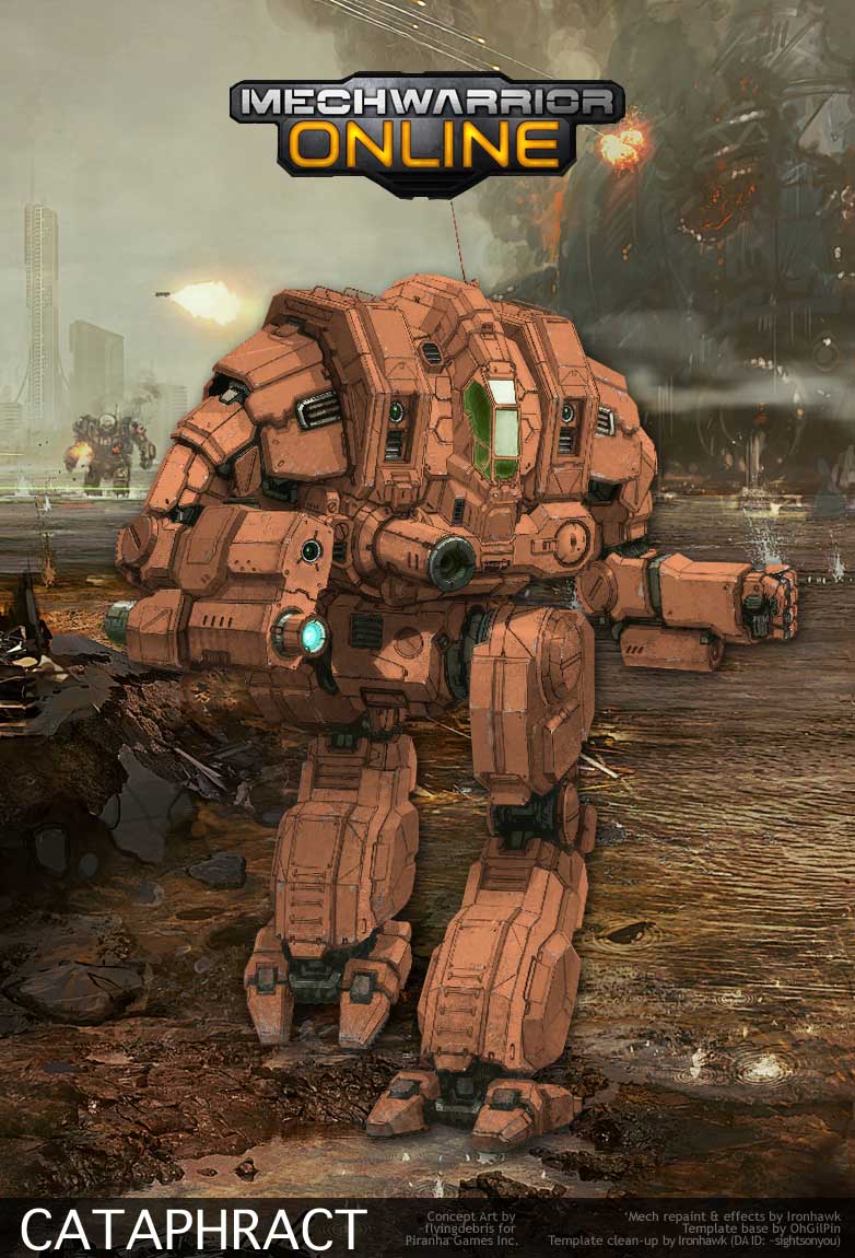 Cataphract 'Mech Overpaint Template by sightsonyou on DeviantArt
