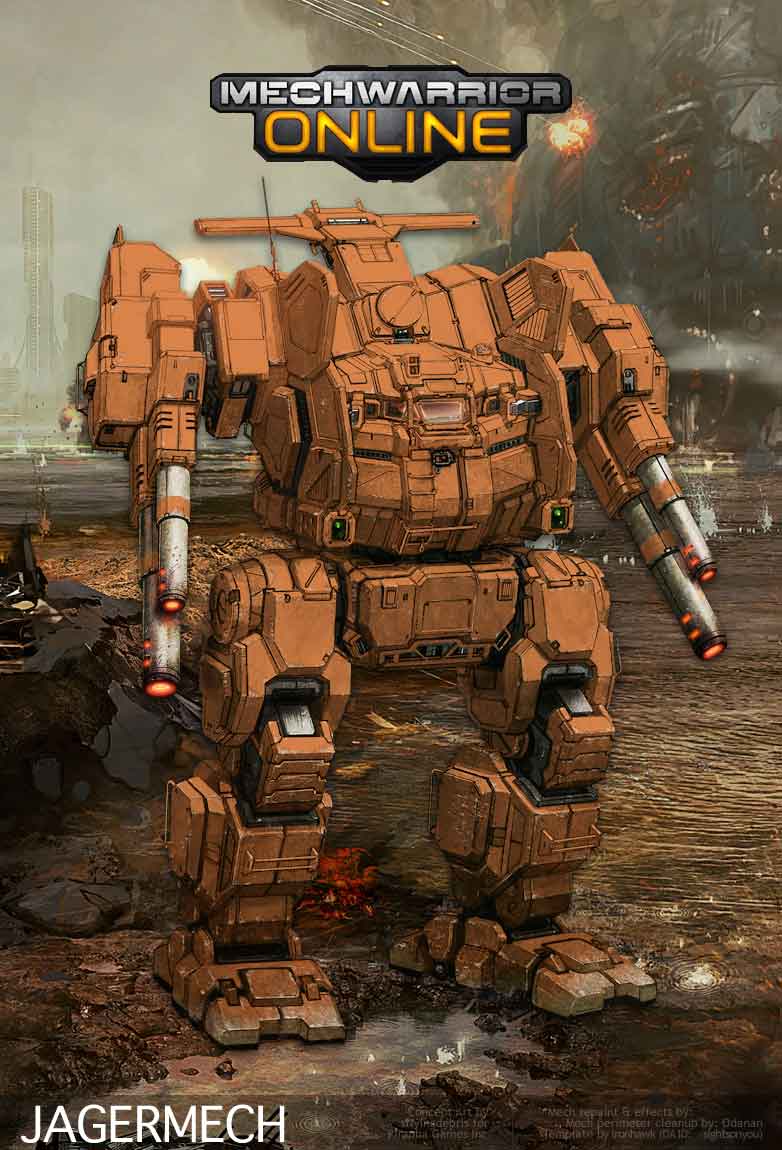 JagerMech Repaint Template by sightsonyou on DeviantArt