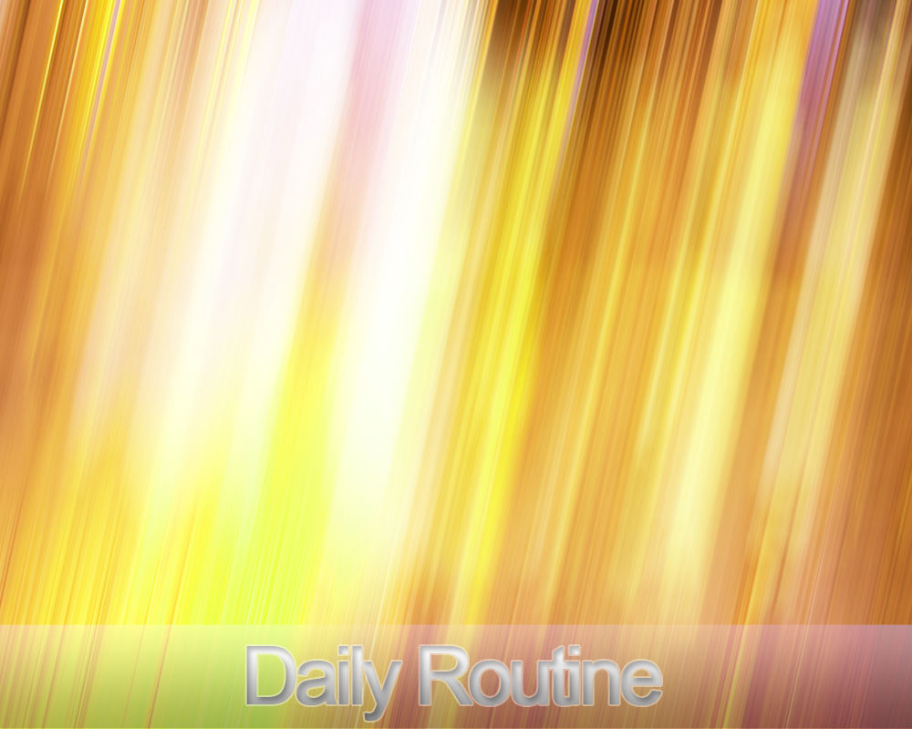 Daily Routine by ColbyLudwig on DeviantArt