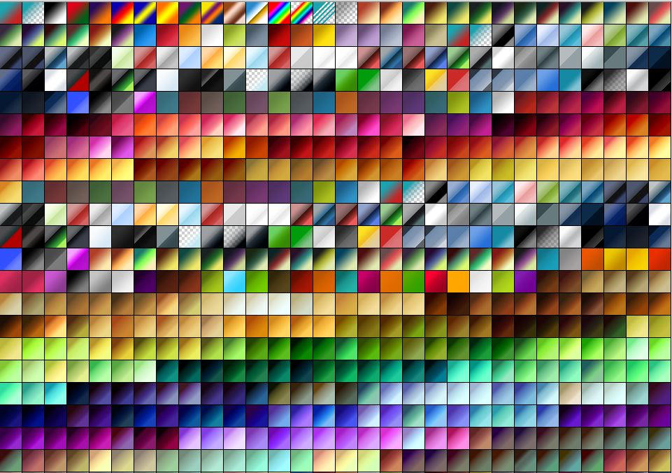Zero's Huge Gradient Pack of 2000 gradients! by LiabilityZero on DeviantArt