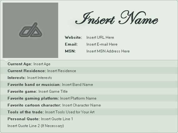 deviantID Template by WillFactorMedia on DeviantArt