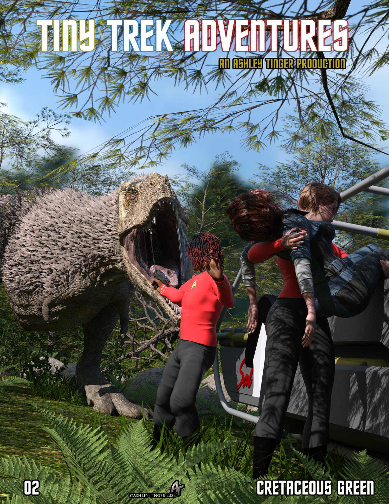 Tiny Trek 02 - Cretaceous Green PDF by ashleytinger on DeviantArt