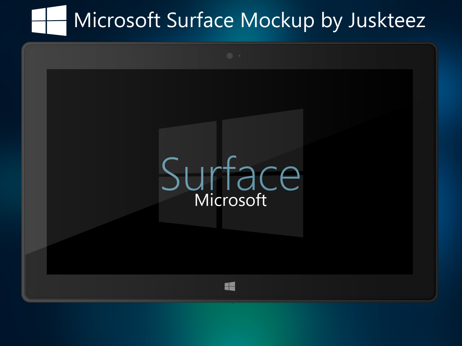 Microsoft Surface Mockup by juskteez on DeviantArt